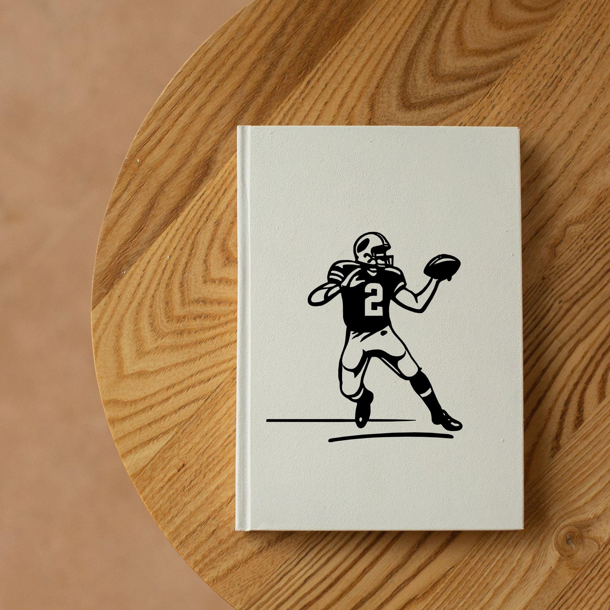 Football Player SVG PNG Collection Sports Hand Drawn Clipart Vector ...