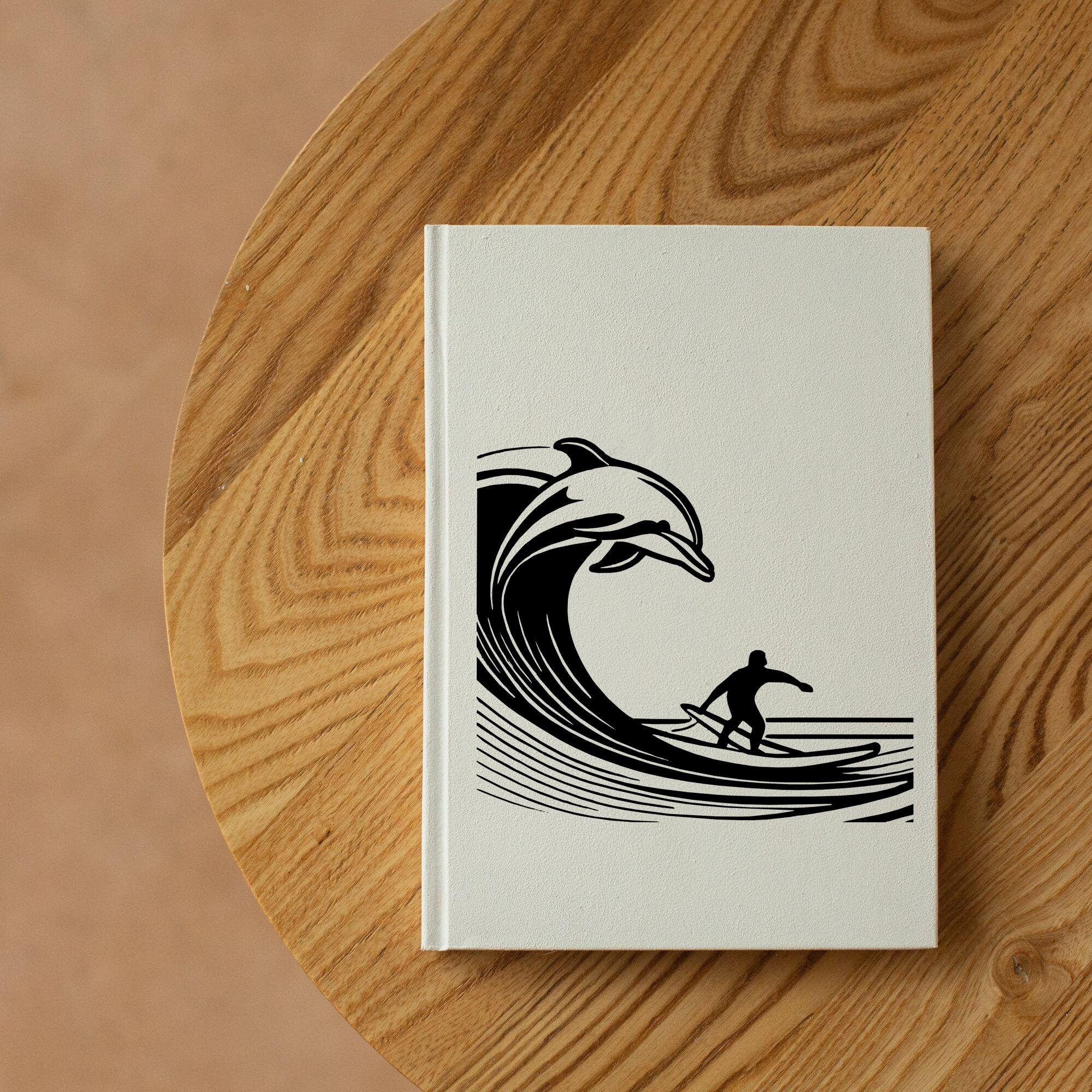 Ocean Wave SVG PNG Collection Surfer Hand Drawn Clipart Sports Themed ...