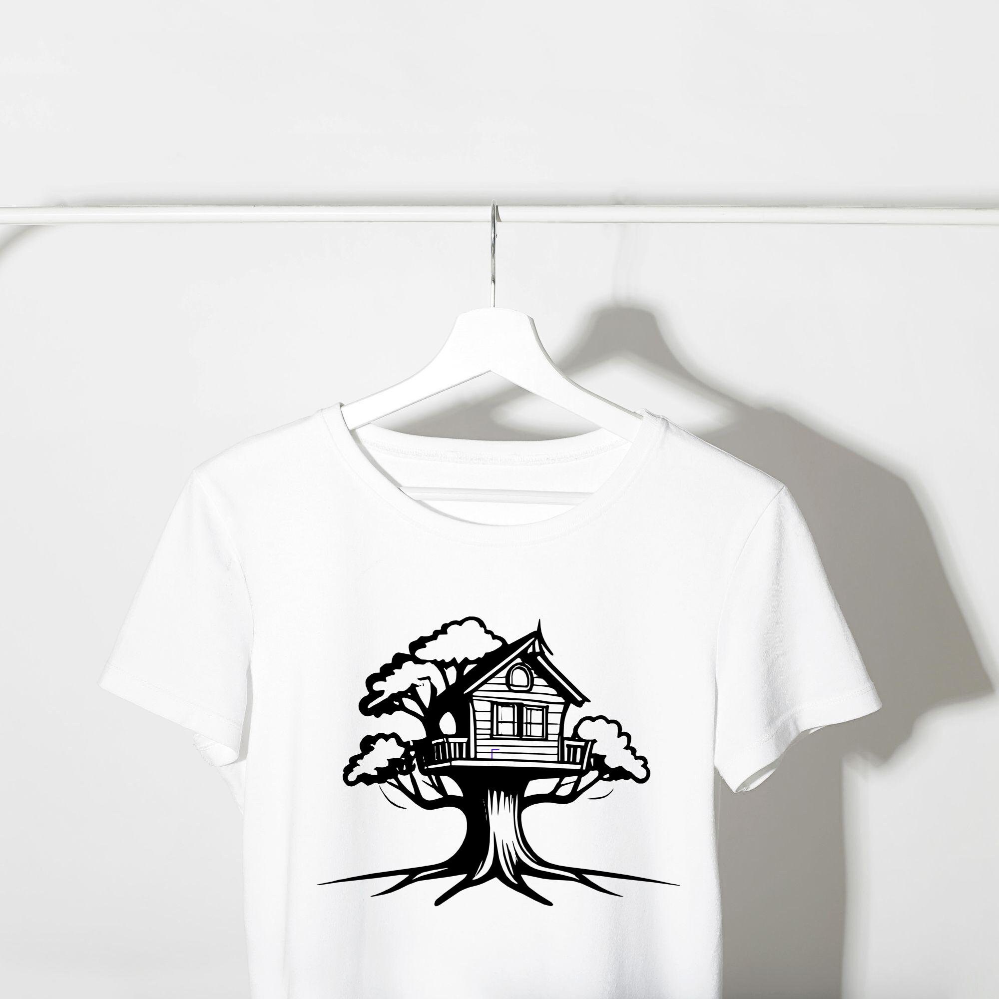 Tree House SVG PNG Collection Playful Hand Drawn Clipart Children ...