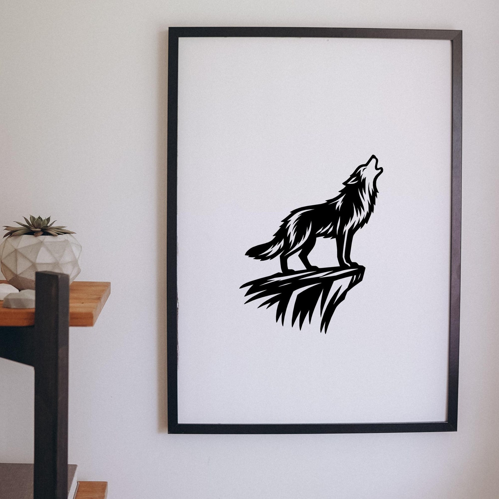 Wild Wolf SVG PNG Collection Hunter Hand Drawn Clipart Animal Themed ...
