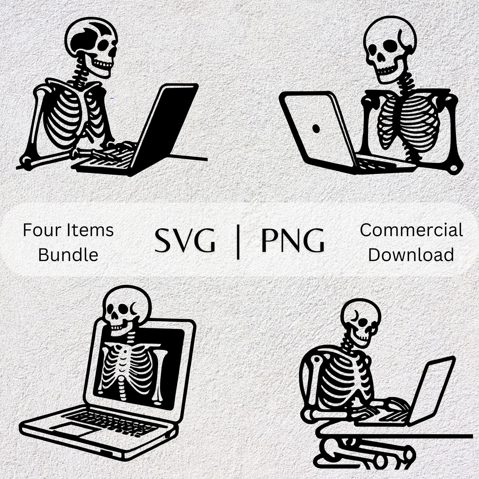 Office Worker SVG PNG Collection Funny Hand Drawn Clipart Vector ...
