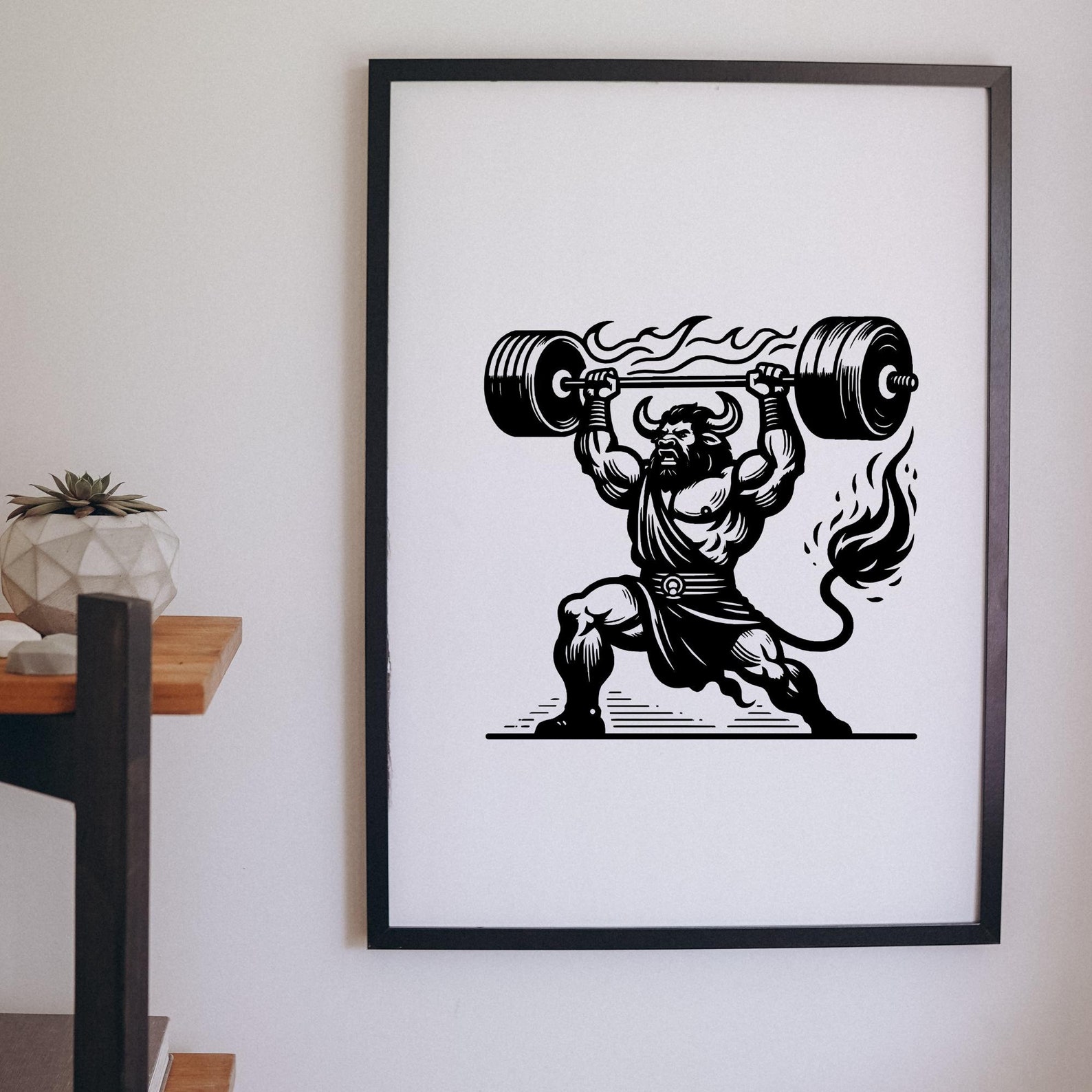Strong Minotaur SVG Collection, PNG, Strong Clipart, Hand Drawn Threat ...