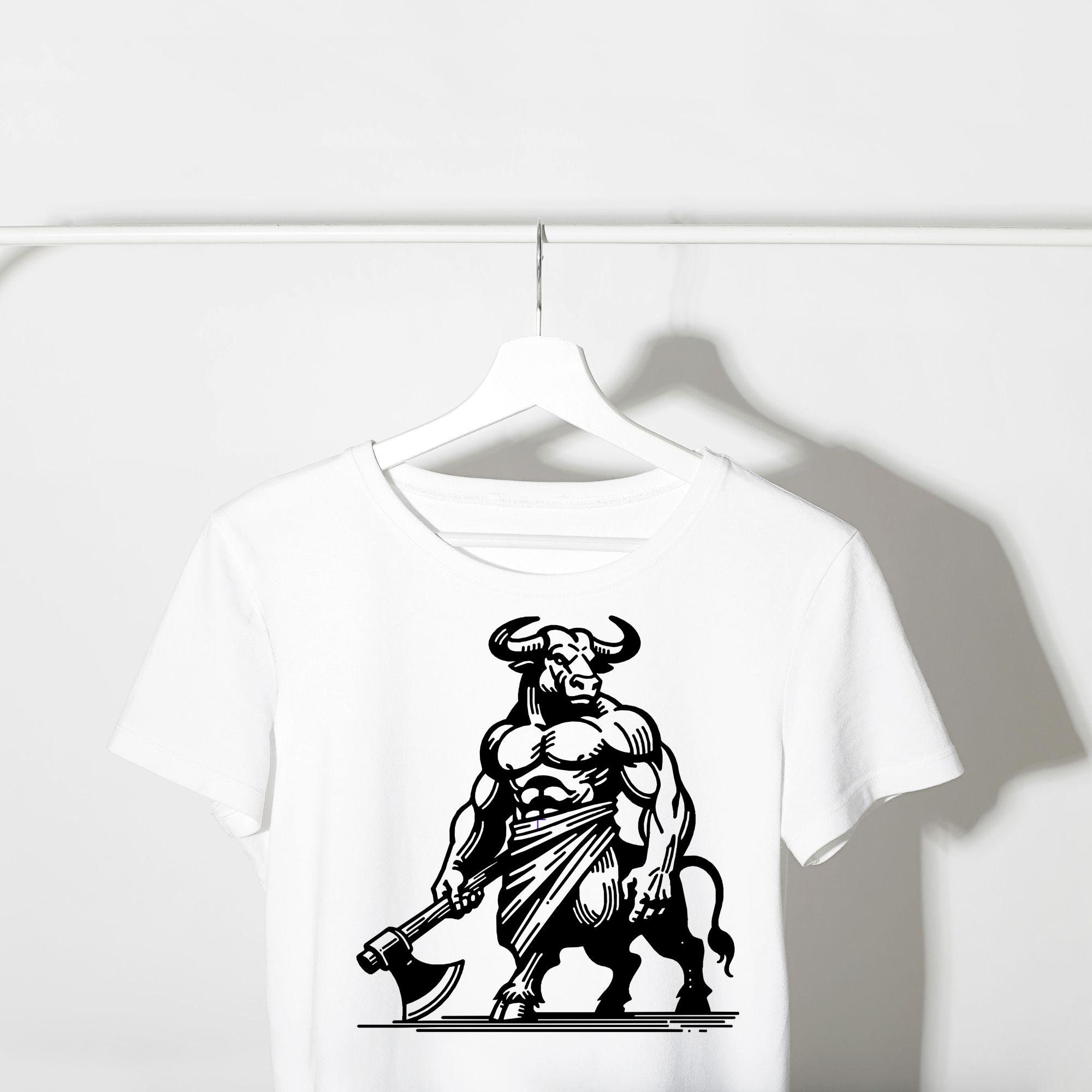 Minotaur SVG Collection, PNG, Mythology Clipart, Hand Drawn Fantasy ...