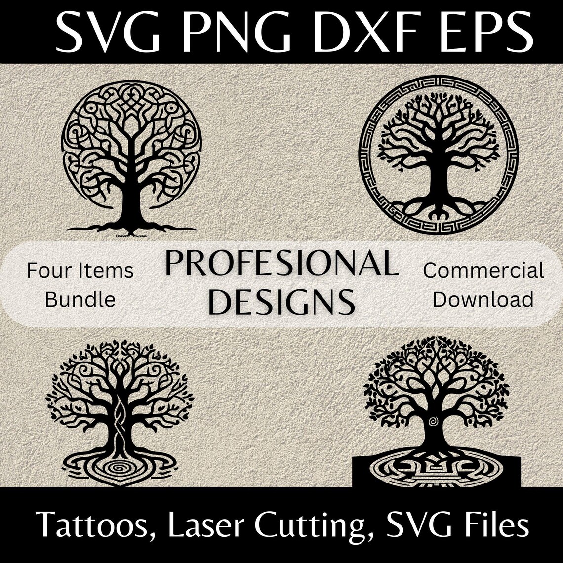 Tree of Life SVG Pack Tree of Life PNG Files Celtic Tree of Life ...
