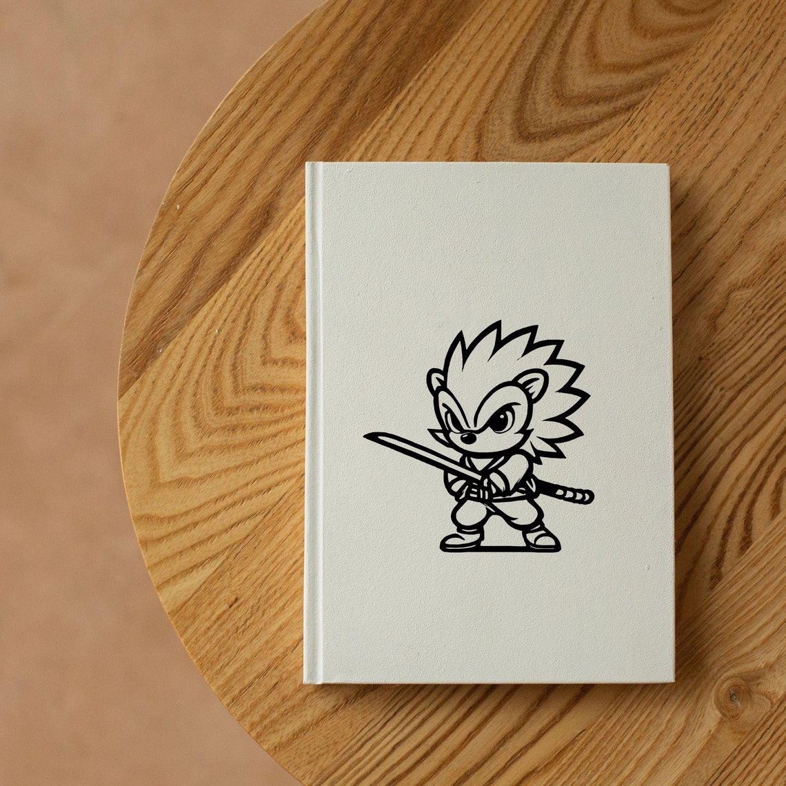 Hedgehog Warrior SVG PNG Collection Samurai Hand Drawn Clipart Vector ...