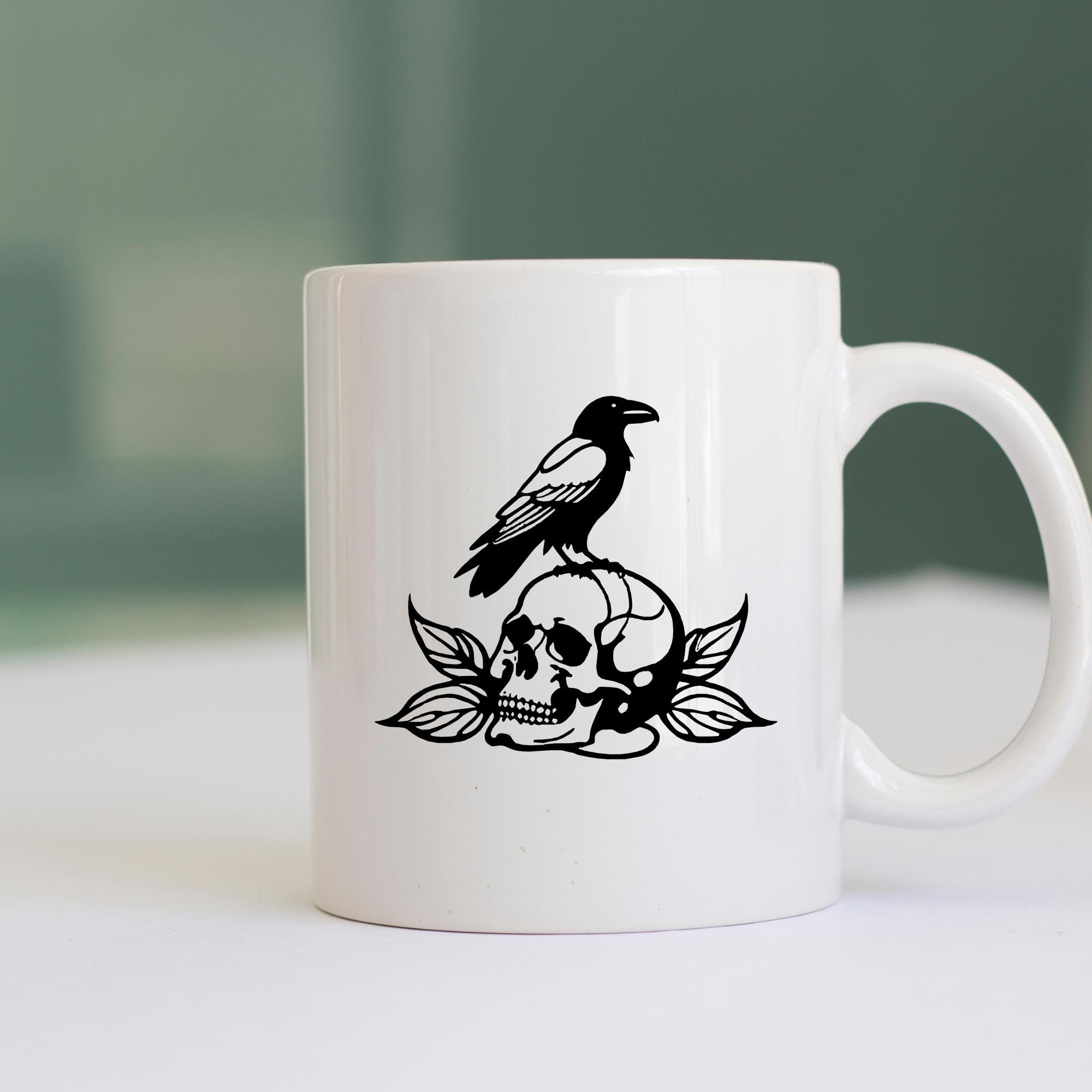 Gothic Crow SVG Raven PNG Collection Spiritual Hand Drawn Clipart ...