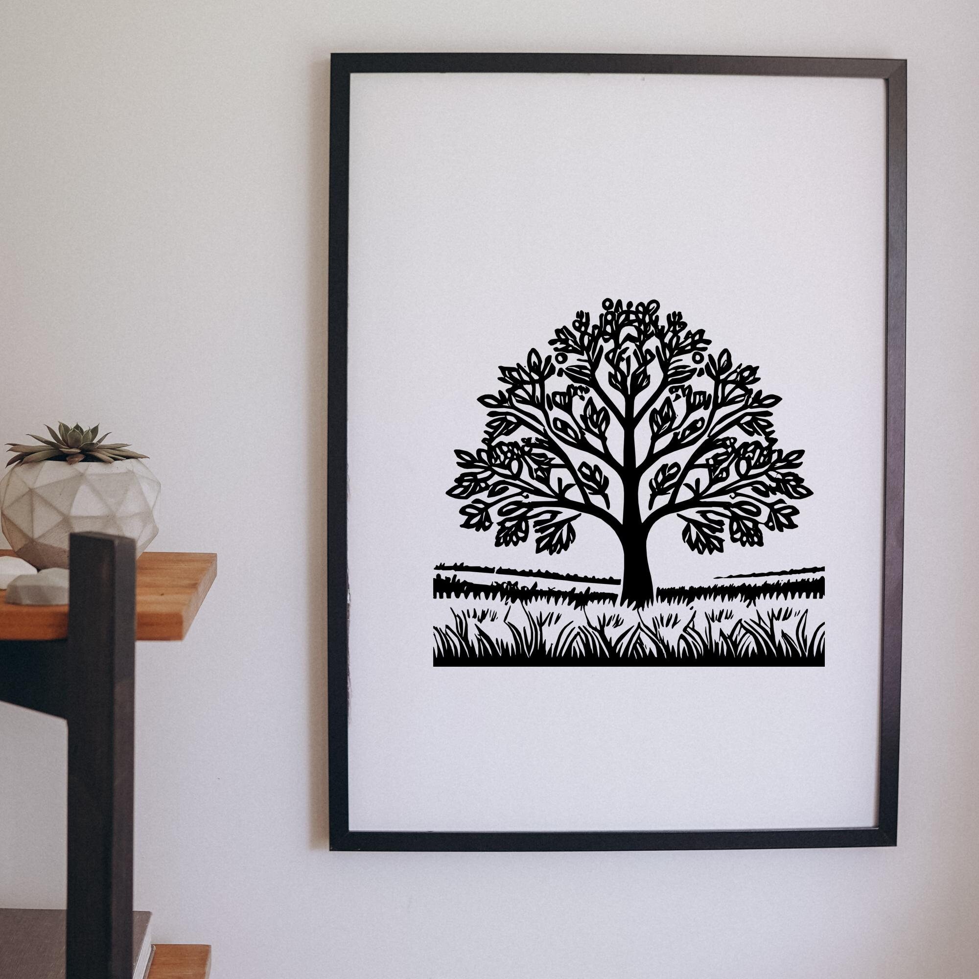 Root Tree SVG PNG Collection Nature Hand Drawn Clipart Garden Themed ...