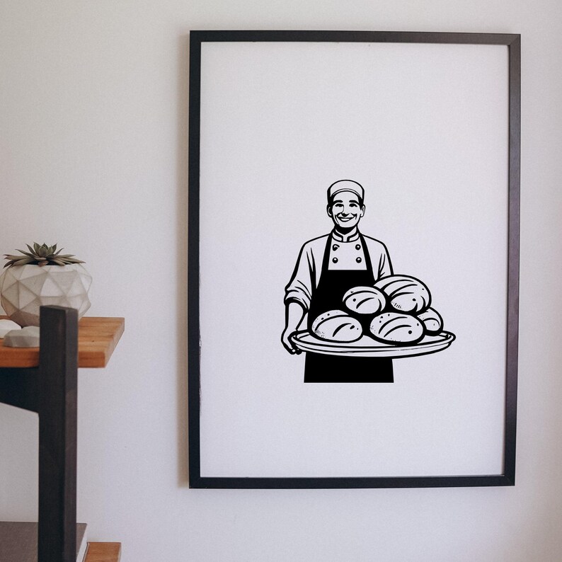 Bread Baker SVG PNG Collection None Hand Drawn Clipart None Themed ...