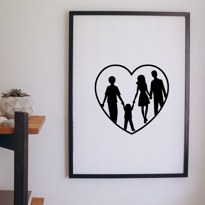 Family SVG Pack Family PNG Files Love Family Clipart, Unique Children ...