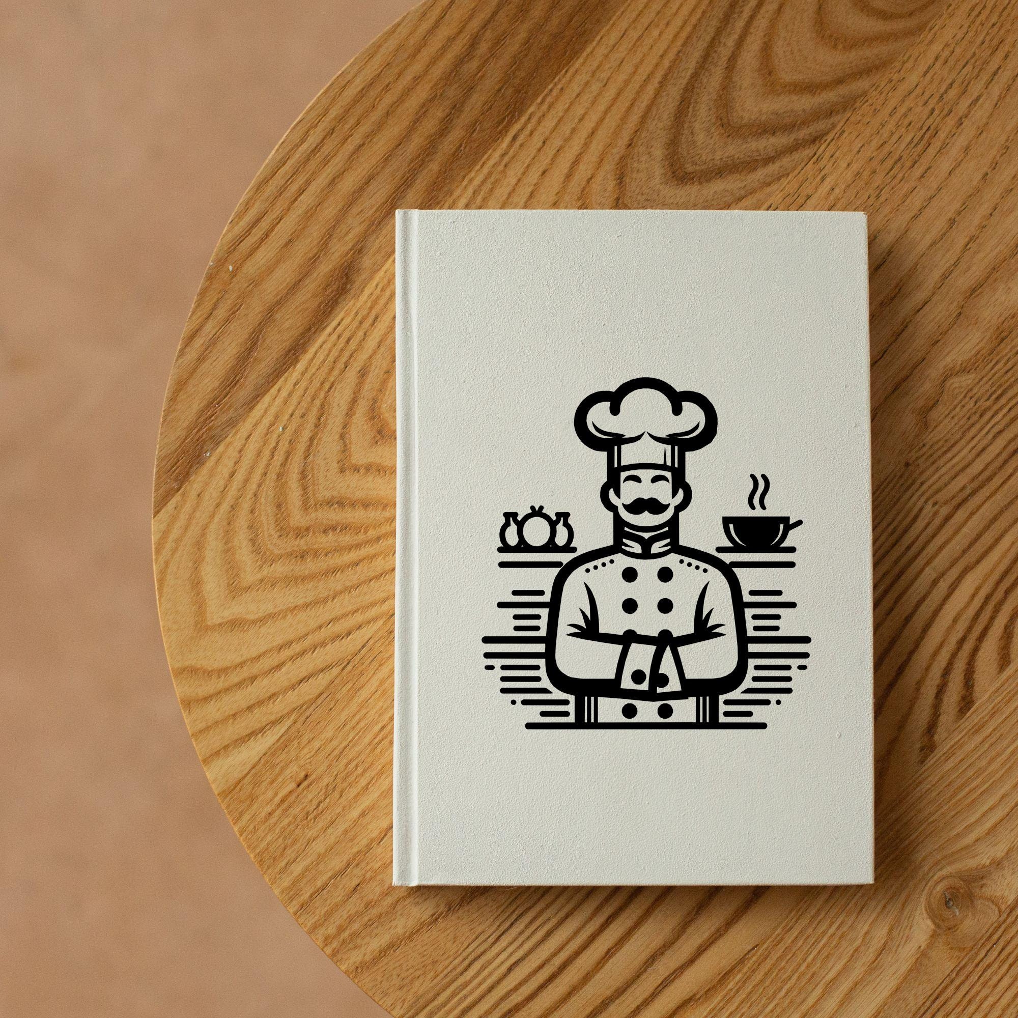 Chef Cook SVG PNG Collection Restaurant Hand Drawn Clipart Food Themed ...