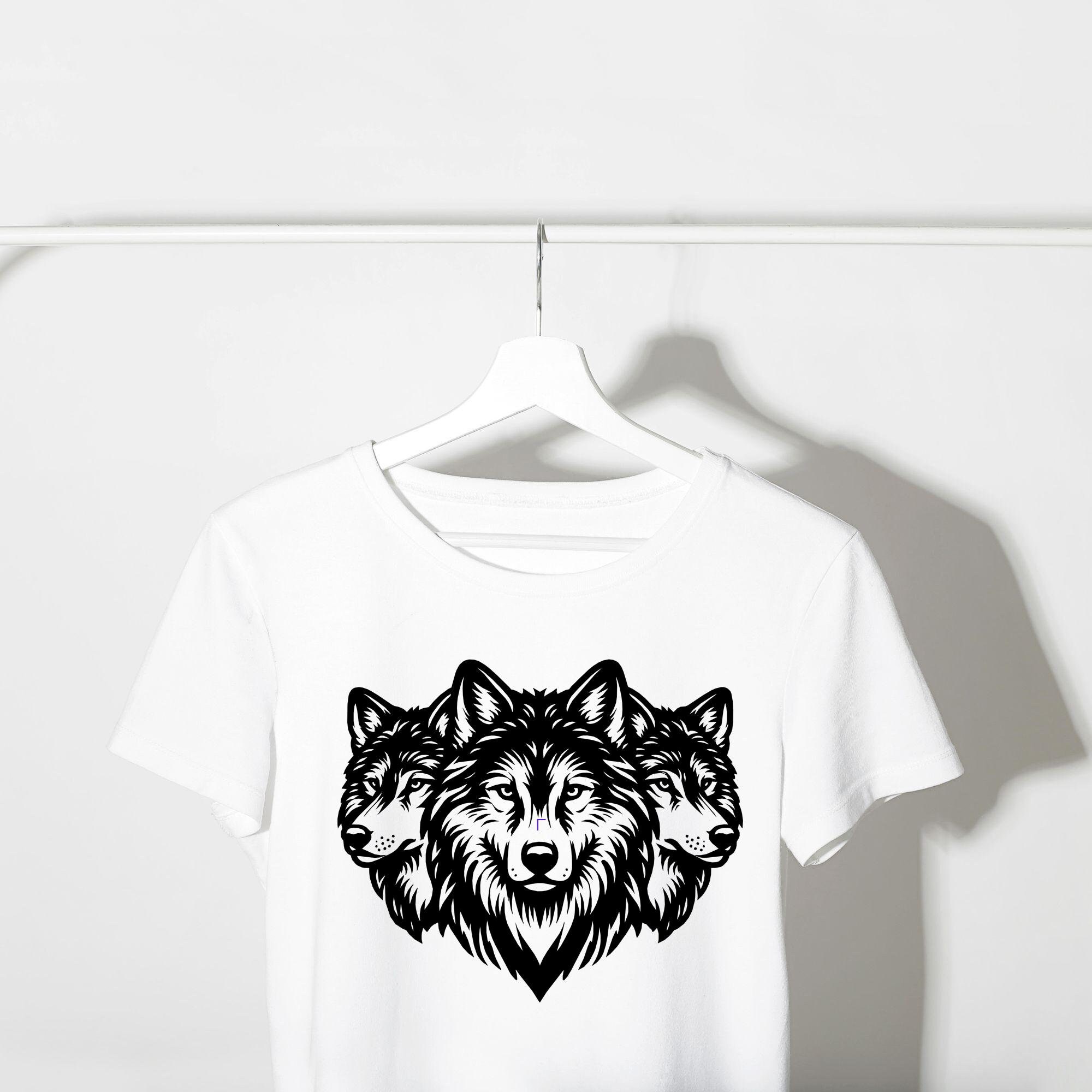 Wolf Pack SVG PNG Collection Wildlife Hand Drawn Clipart Nature Themed ...