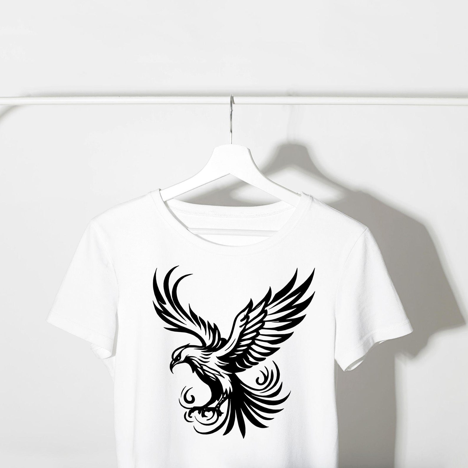 Rising Phoenix SVG PNG Collection Mystical Hand Drawn Clipart Vector ...