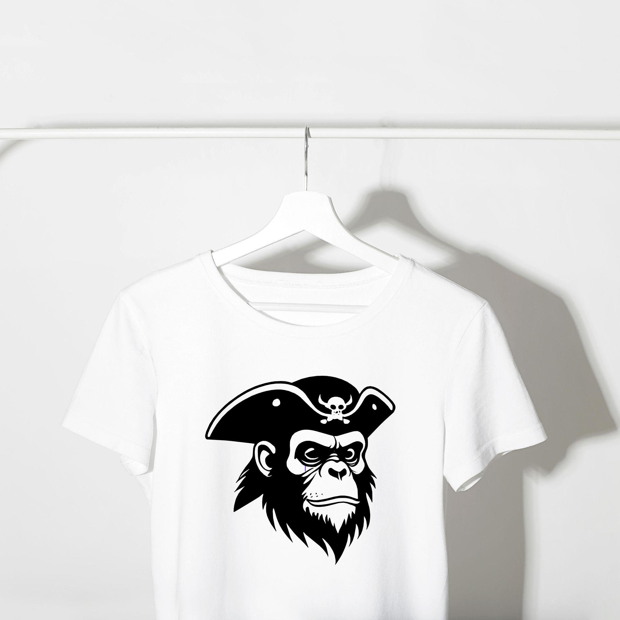 Ape Illustration SVG PNG Collection Headshot Hand Drawn Clipart Vector ...