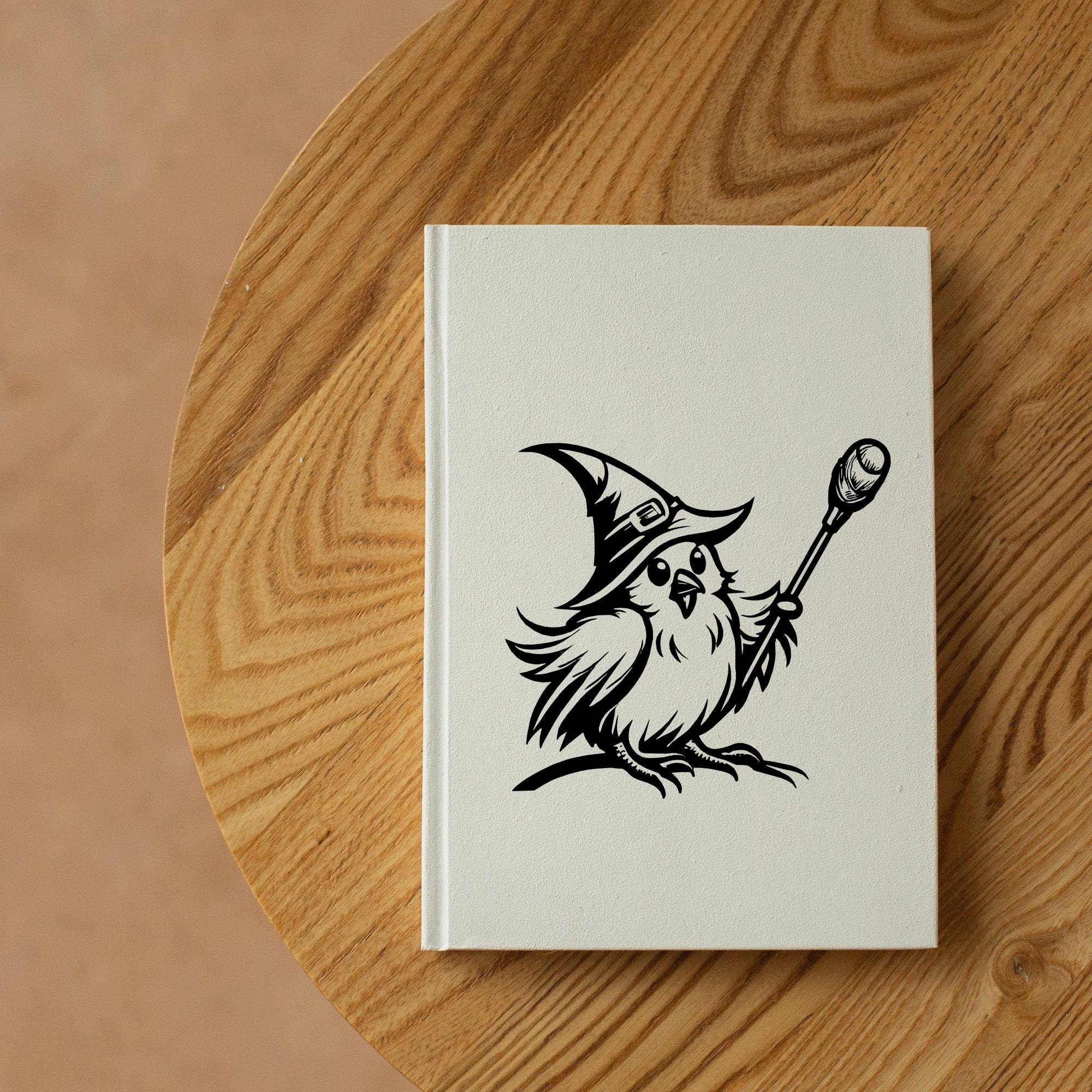 Wizard Bird SVG PNG Collection Magic Hand Drawn Clipart Songbird Themed ...