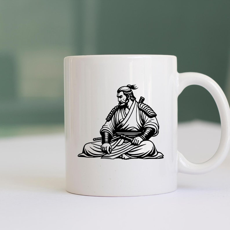 Samurai Warrior SVG PNG Collection Manga Hand Drawn Clipart Vector ...