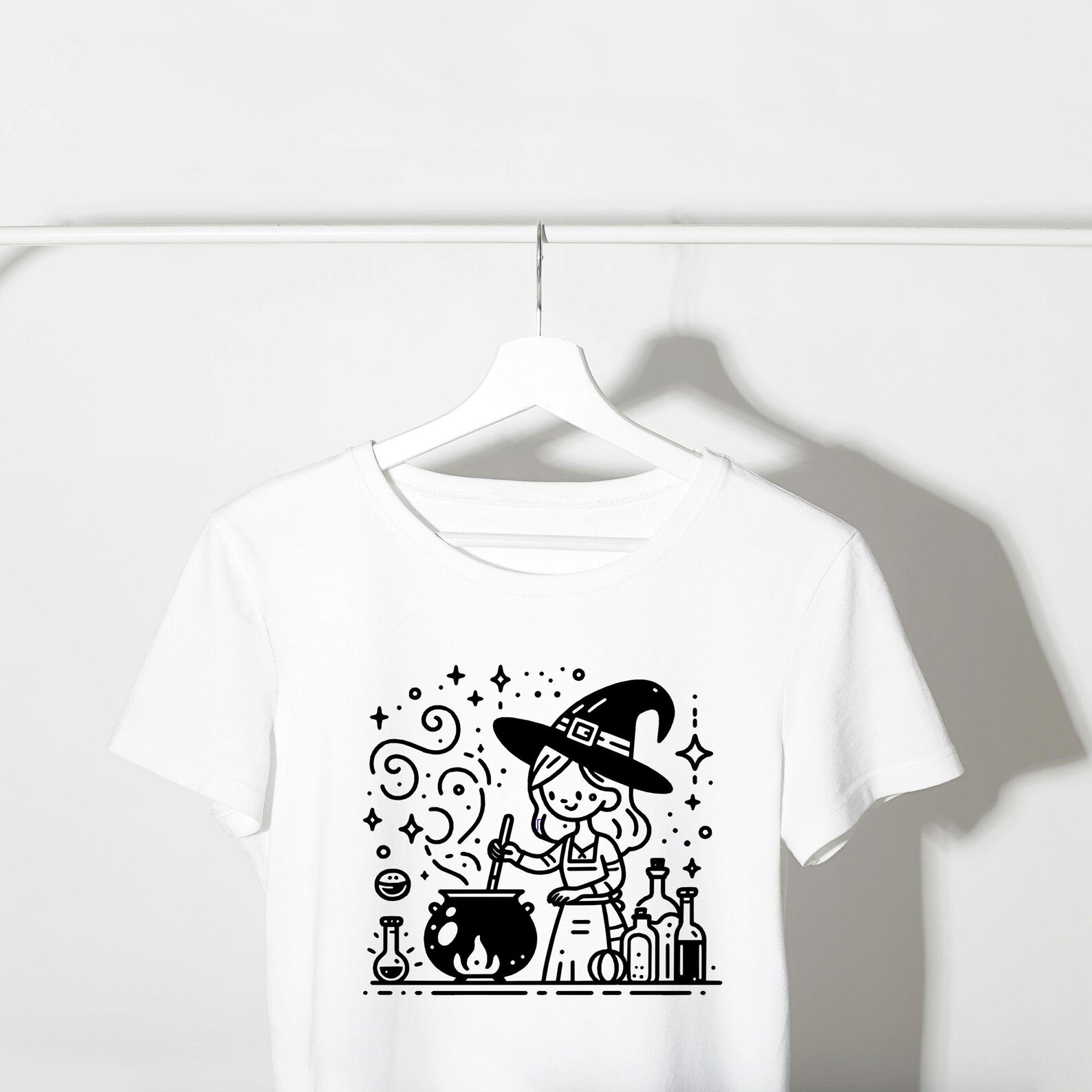 Brew Witch SVG PNG Collection Halloween Hand Drawn Clipart Potion ...