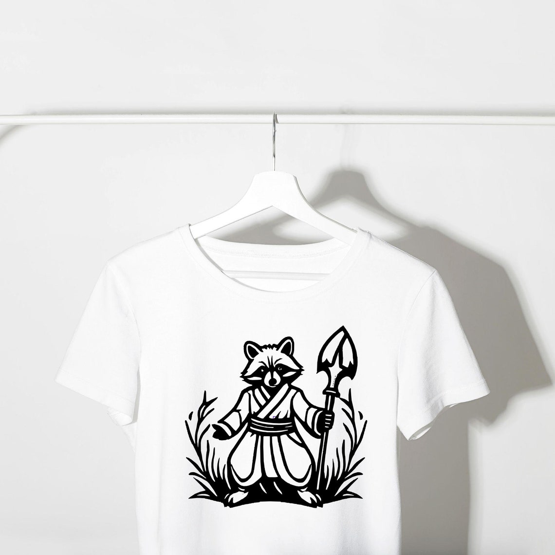 Raccoon Ninja SVG PNG Collection Fight Hand Drawn Clipart Vector ...
