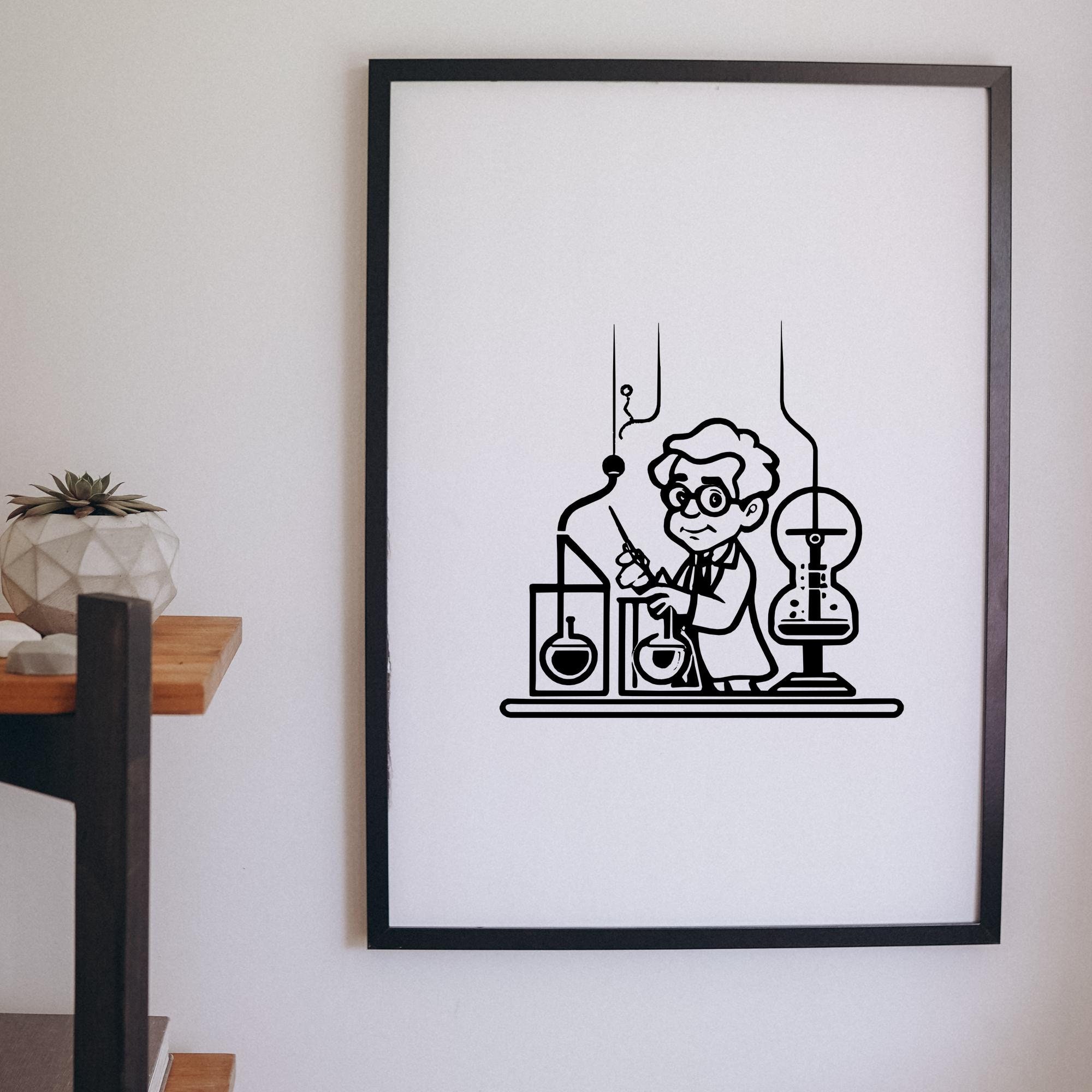 Science Experiment SVG PNG Collection Doctor Hand Drawn Clipart Vector ...