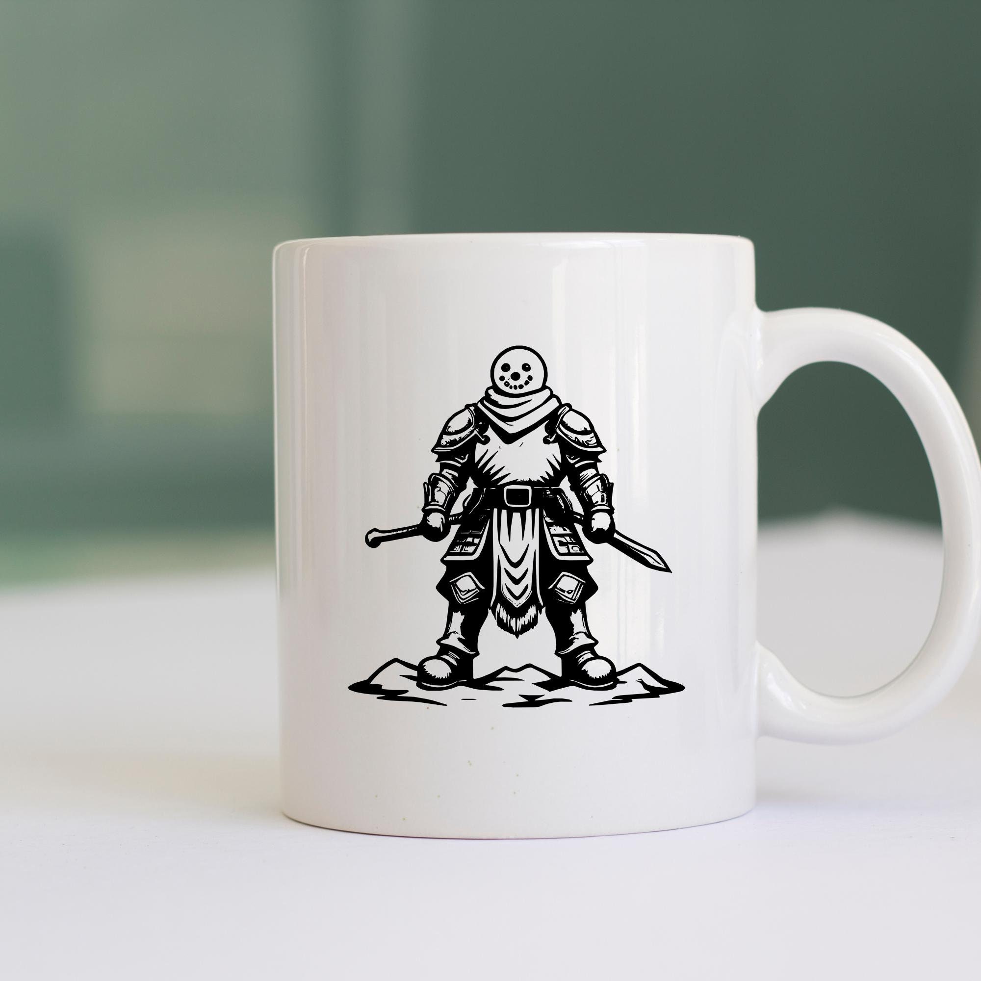 Snowman Fighter SVG PNG Collection Knight Hand Drawn Clipart Vector ...