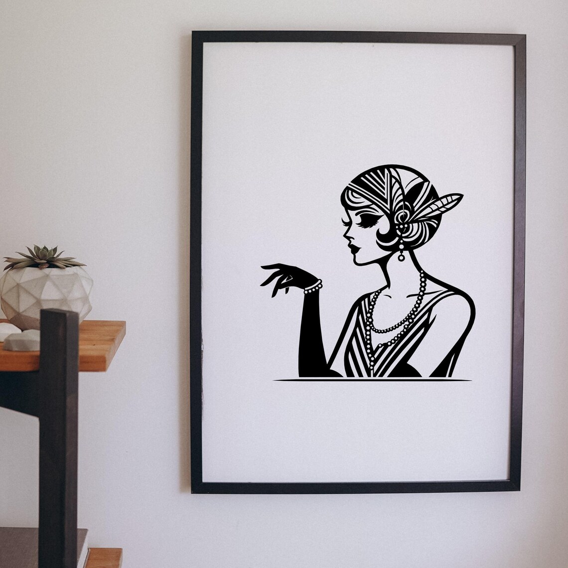 60's Model SVG PNG Collection Classic Hand Drawn Clipart Beauty Themed ...