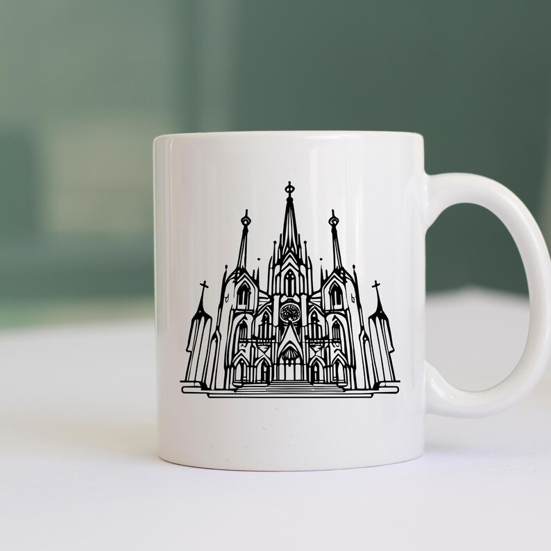 Gothic Castle SVG PNG Collection Church Hand Drawn Clipart Vector ...
