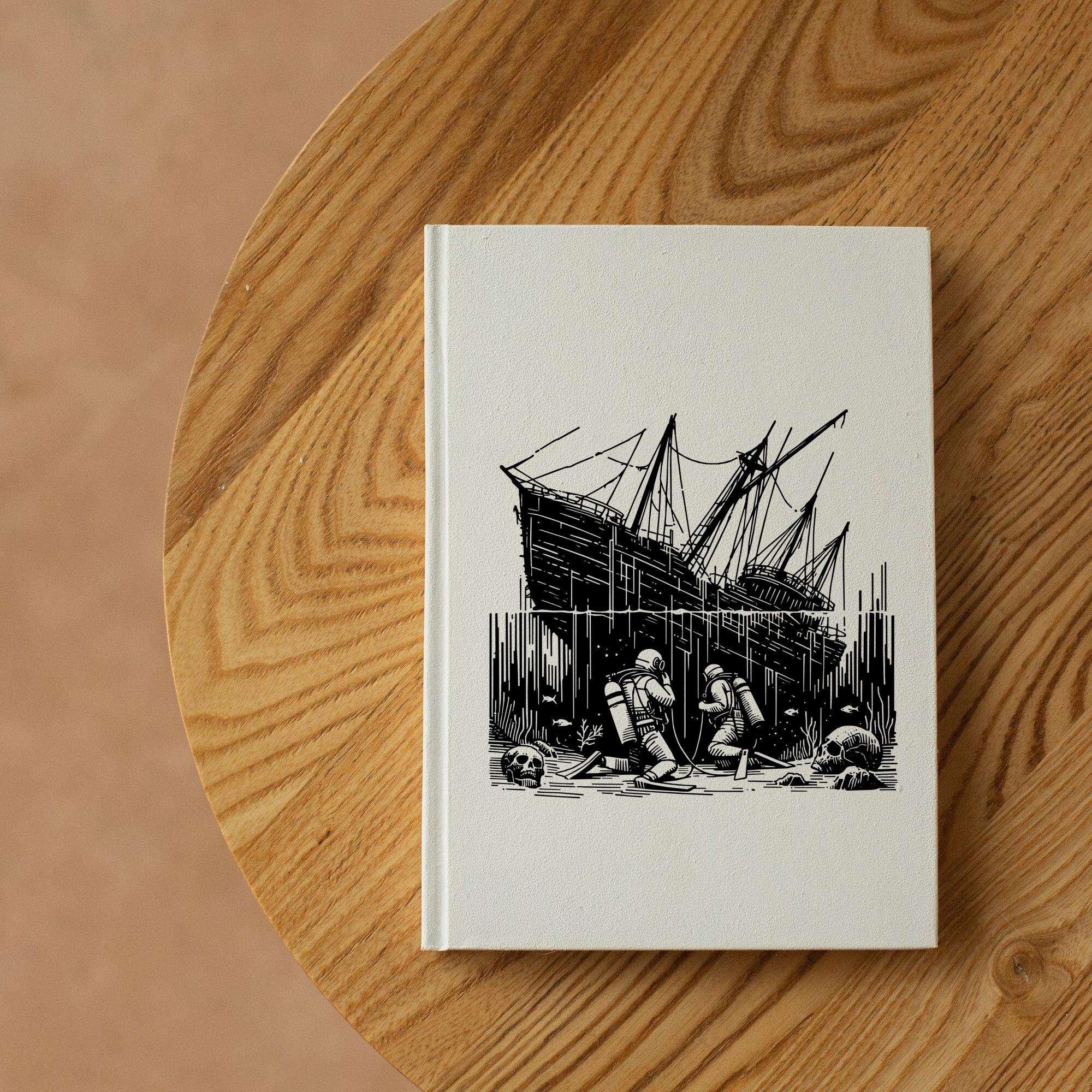 Shipwreck SVG Collection, PNG, Underwater Clipart, Hand Drawn ...