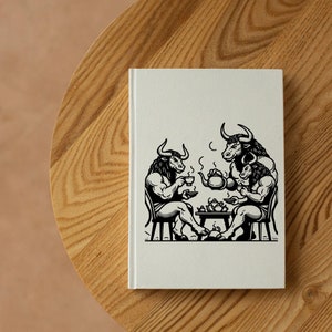 Minotaur Tea Party SVG Collection, PNG, Mythic Clipart, Hand Drawn ...