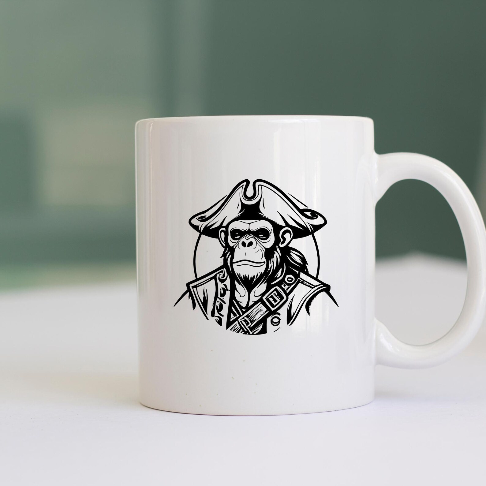 Ape Illustration SVG PNG Collection Headshot Hand Drawn Clipart Vector ...