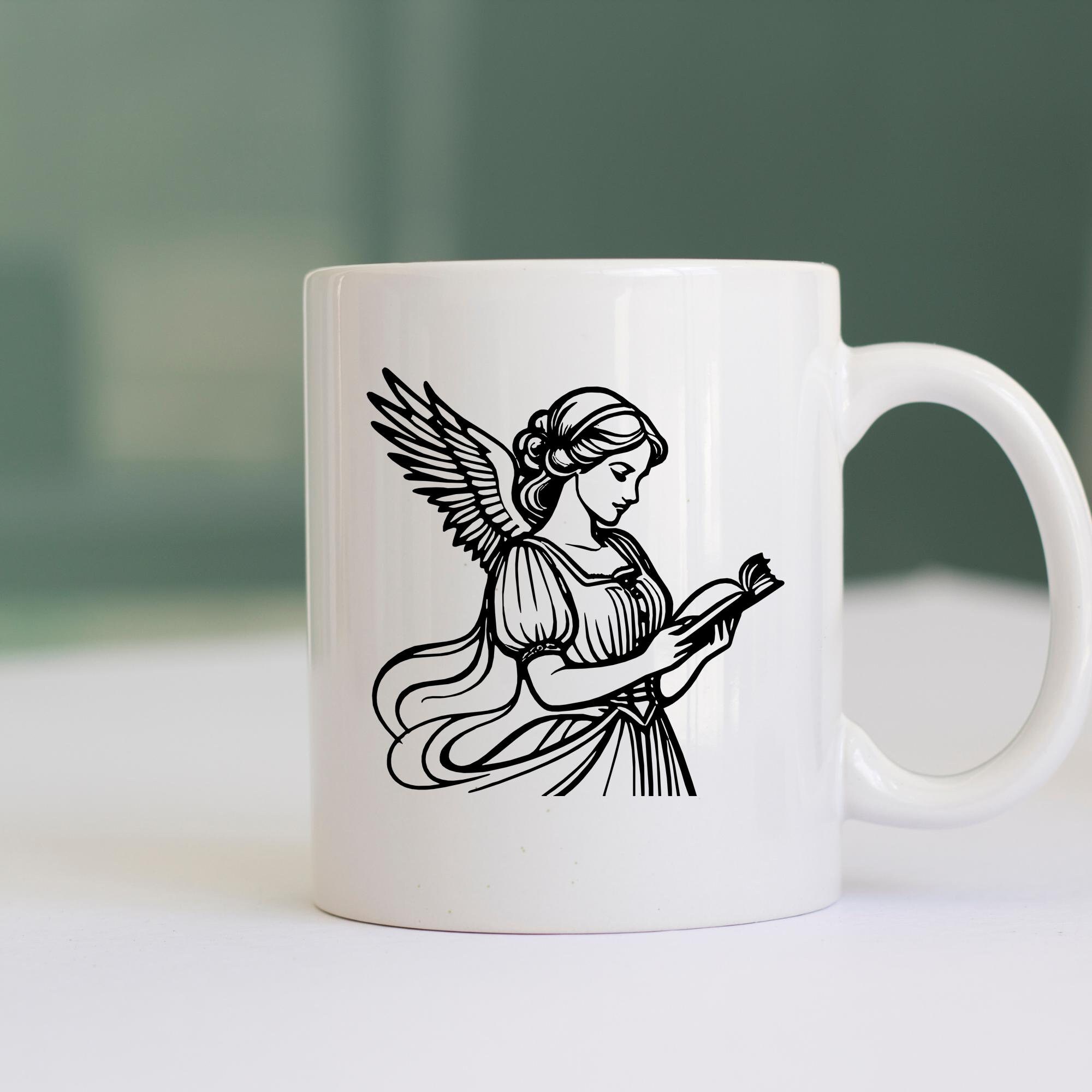 Angel SVG PNG Collection Beauty Hand Drawn Clipart God Themed Vector ...