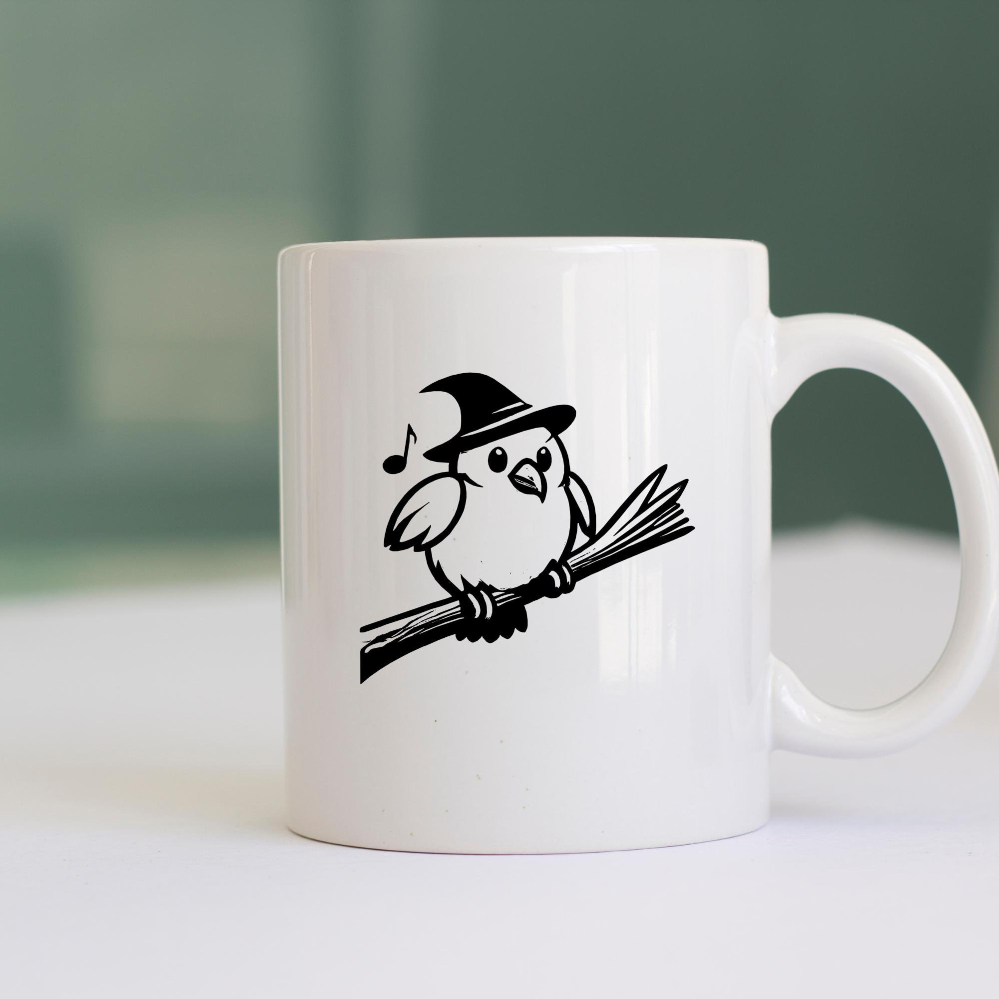 Wizard Bird SVG PNG Collection Magic Hand Drawn Clipart Songbird Themed ...