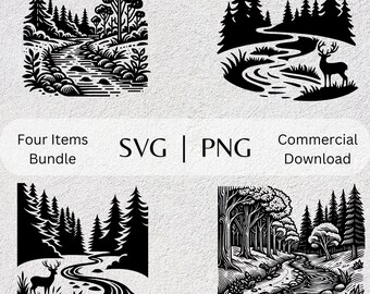 Ocean Waves SVG Collection, PNG, Marine Life Clipart, Hand Drawn Glass ...