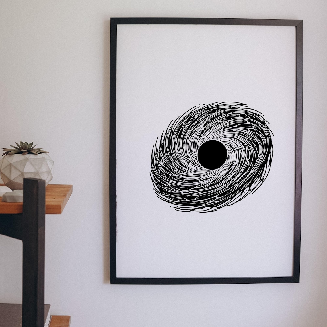 Black Hole SVG PNG Collection Space Hand Drawn Clipart Mystery Themed ...