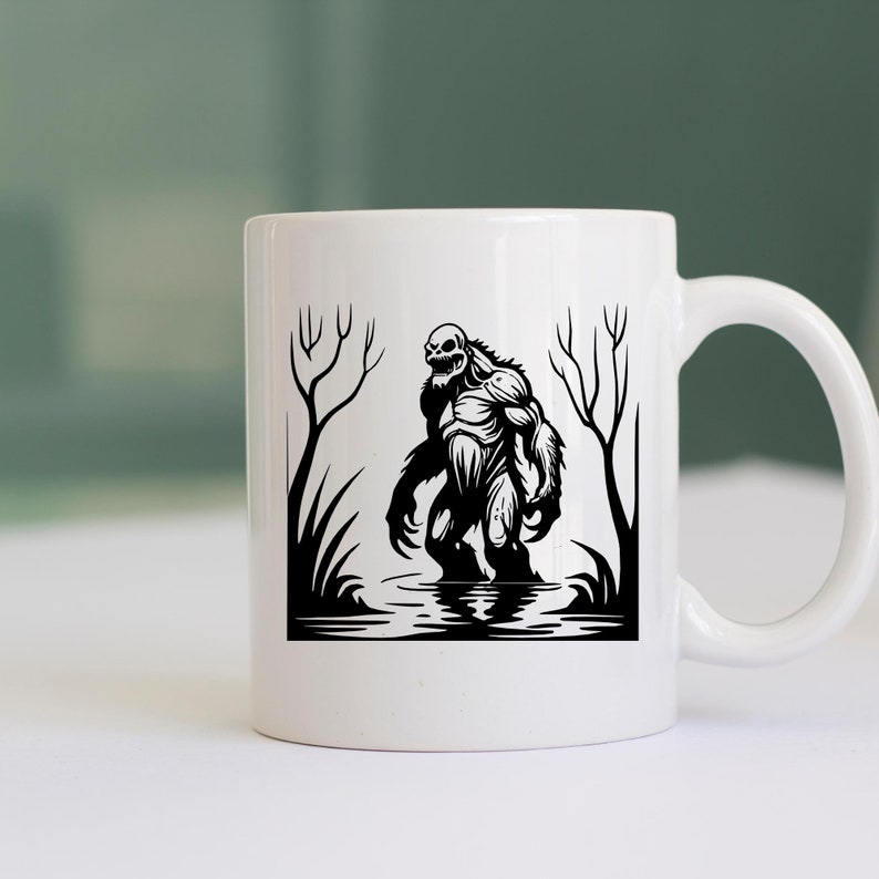 Swamp Monster SVG PNG Collection Legends Hand Drawn Clipart Vector ...