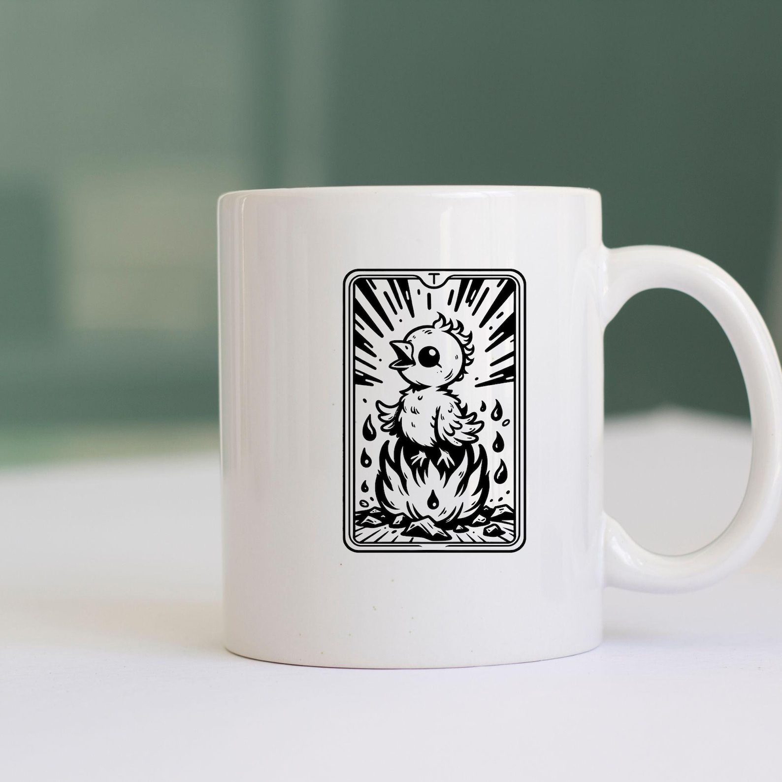 Inspire Phoenix Card SVG Collection, PNG, Mythical Clipart, Hand Drawn ...