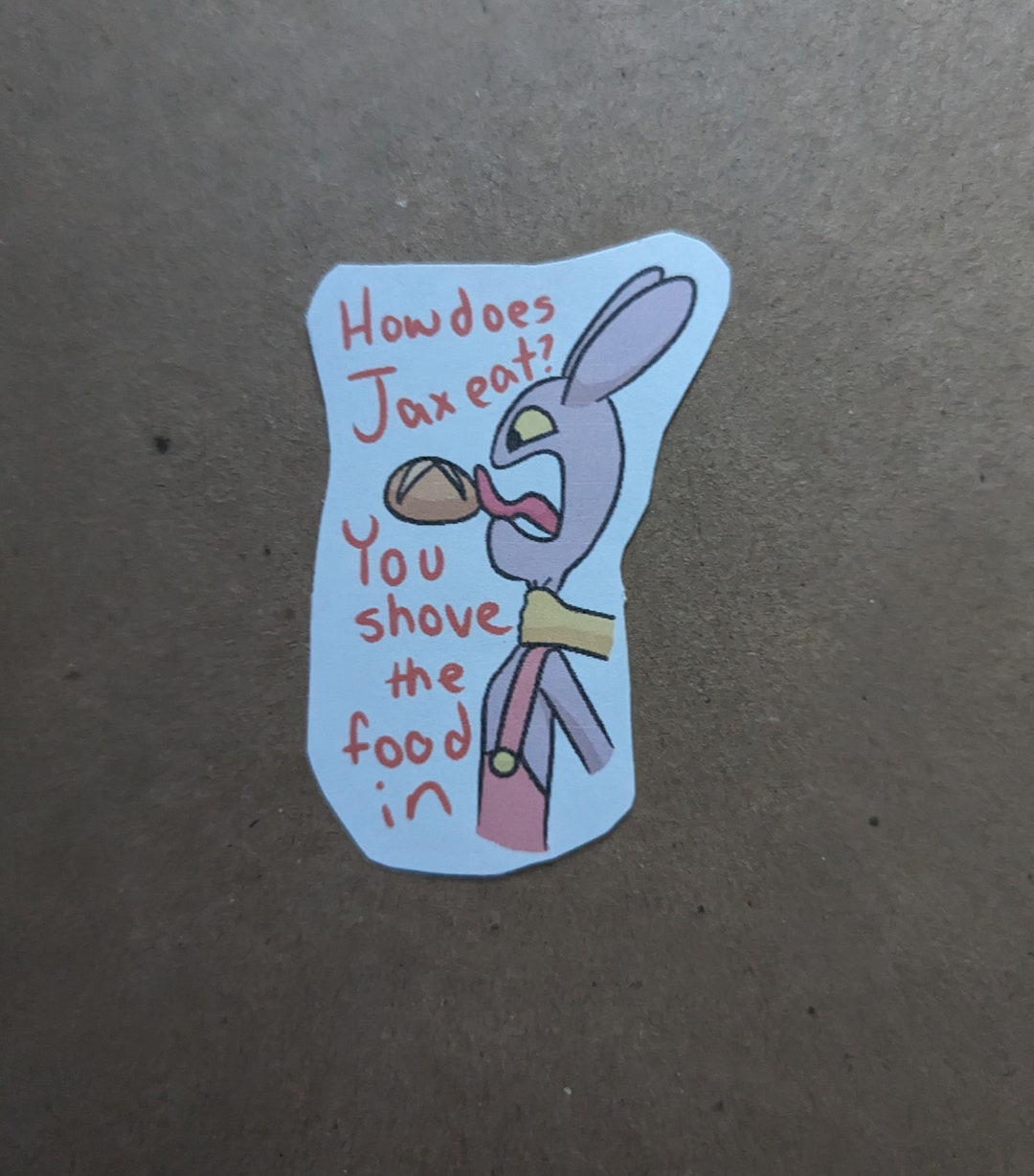 How Does Jax Eat Sticker - Etsy Australia