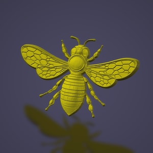 Exquisite 3D Bee Model Bas-relief for Home Decor and Art Projects |3D ...