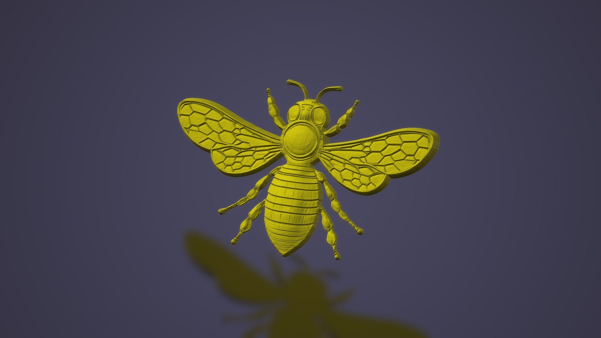 Exquisite 3D Bee Model Bas-relief for Home Decor and Art Projects |3D Model STL File for CNC ...