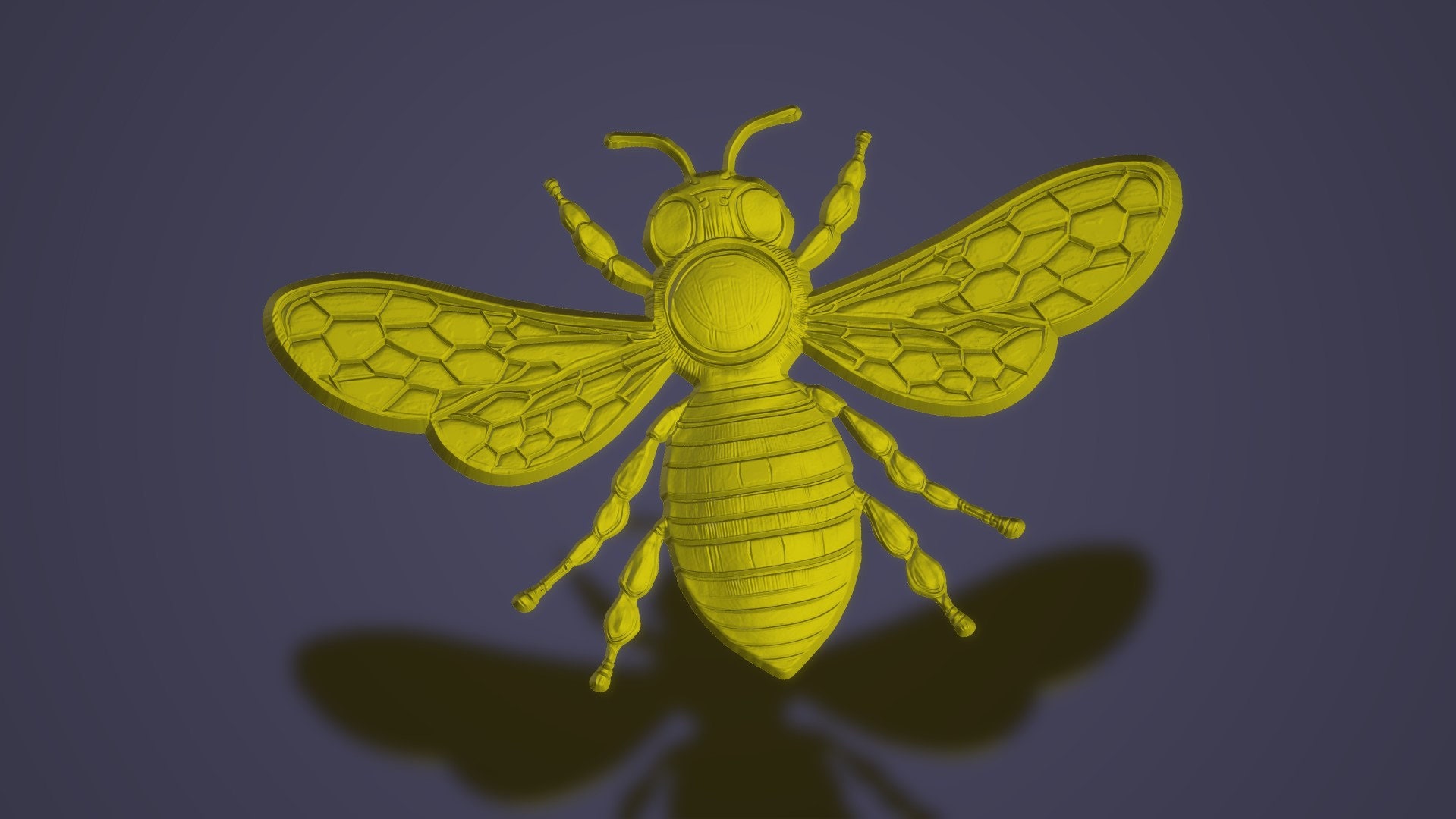 Exquisite 3D Bee Model Bas-relief for Home Decor and Art Projects |3D Model STL File for CNC ...