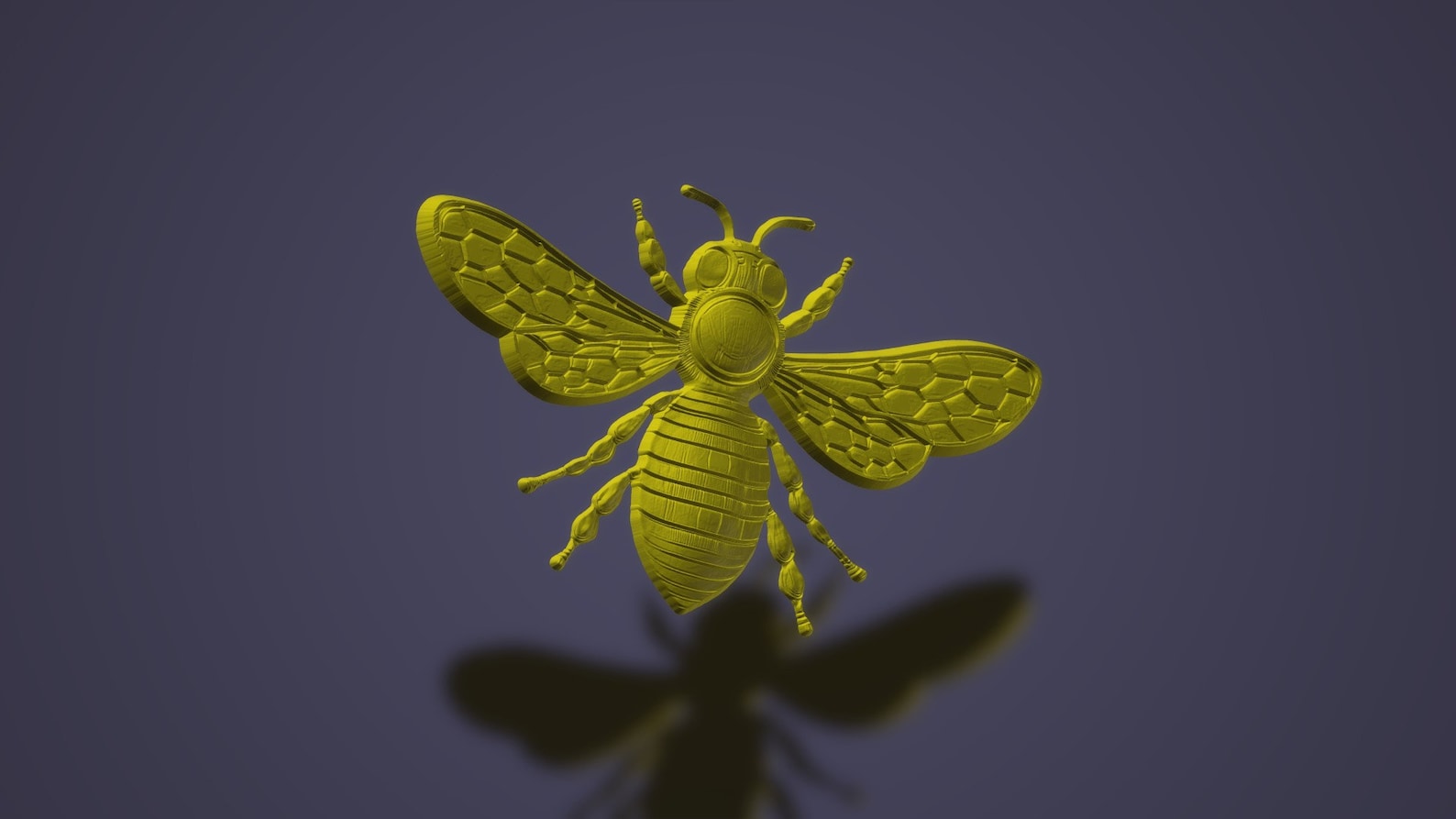 Exquisite 3D Bee Model Bas-relief for Home Decor and Art Projects |3D ...