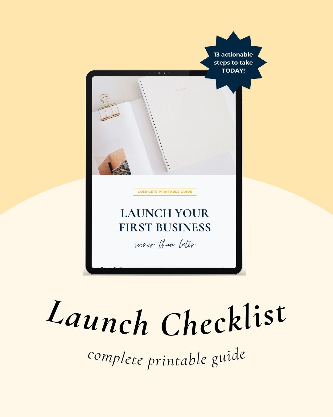 Business Launch Checklist, New Entrepreneur, First Business, Start A ...