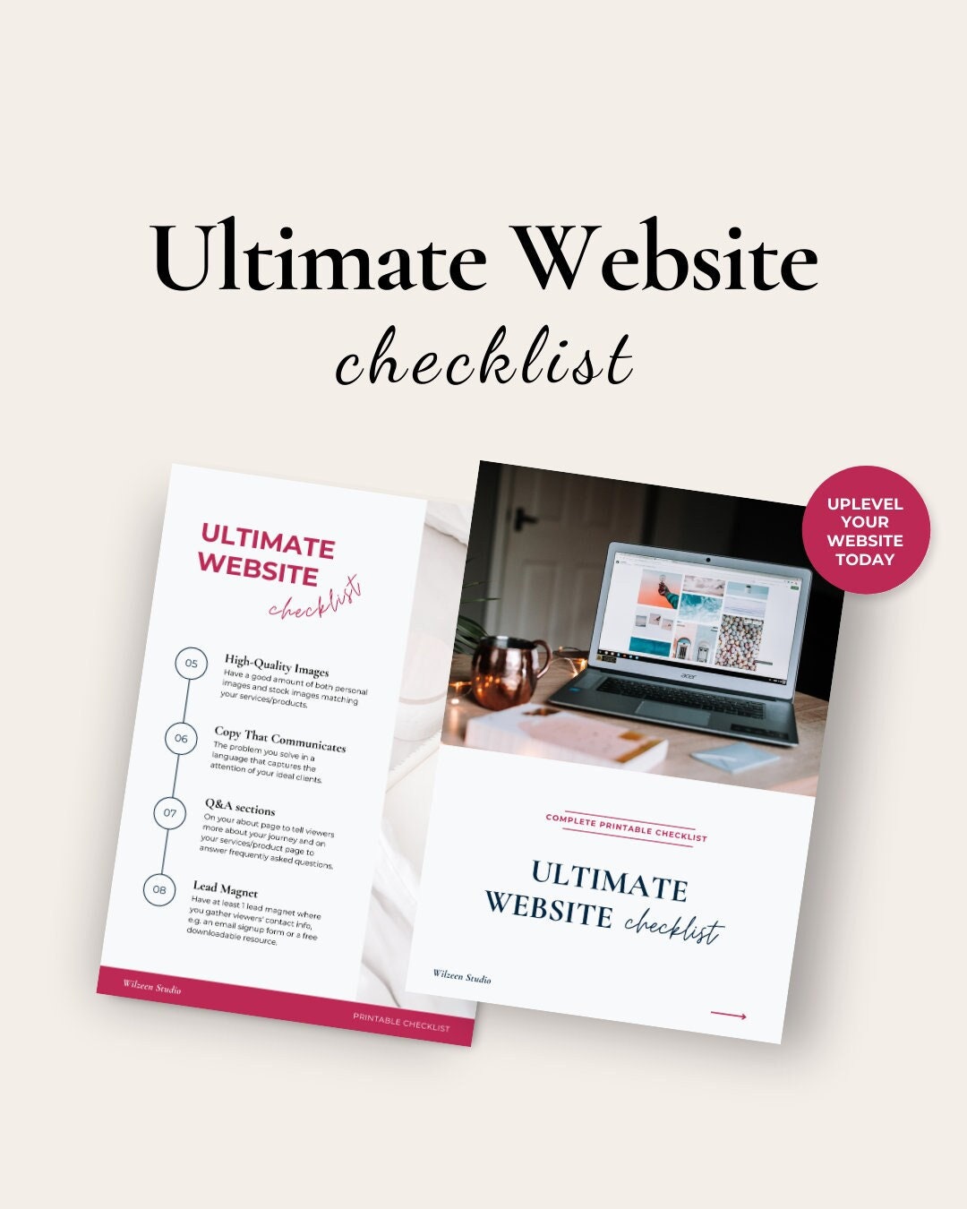 Strategic Website Checklist, DIY Website, Website Element, Website Copy ...
