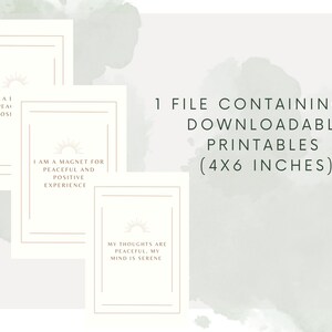 36 Affirmation Cards Printable, Affirmation Cards Digital, Vision Board ...