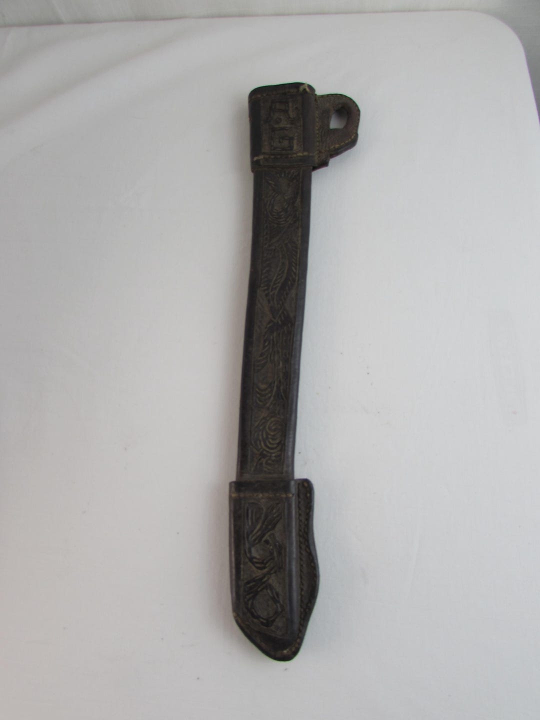 Antique Middle Eastern Leather Sheath Hand Embossed - Etsy