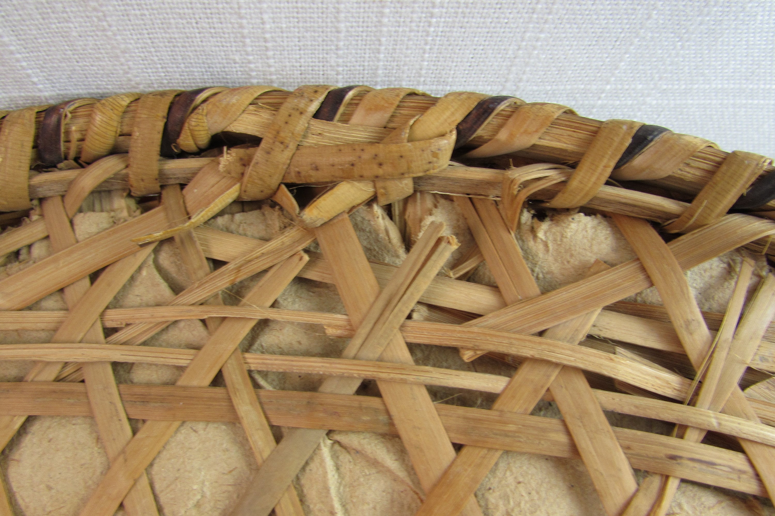 1940s Chinese Coolie Hat Wall Decor Woven Straw 20 in Across - Etsy