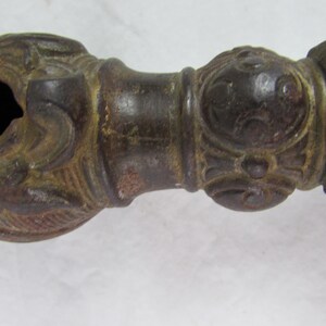 Architectural Salvage ANTIQUE Cast Iron Roman Soldier DOOR Pull Handle ...