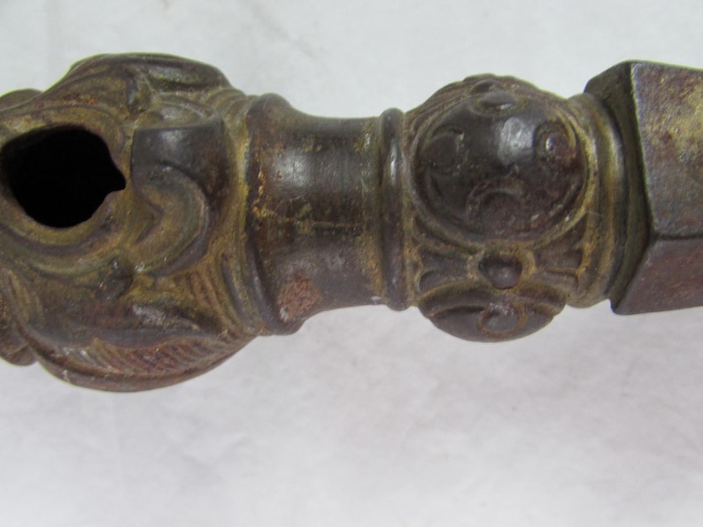Architectural Salvage ANTIQUE Cast Iron Roman Soldier DOOR Pull Handle ...