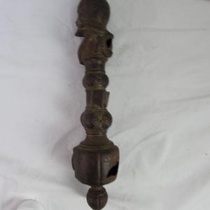 Architectural Salvage ANTIQUE Cast Iron Roman Soldier DOOR Pull Handle ...
