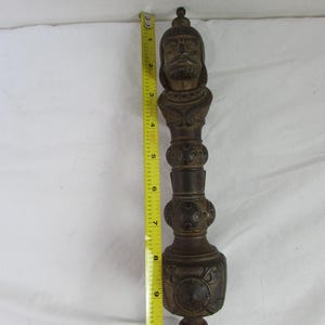 Architectural Salvage ANTIQUE Cast Iron Roman Soldier DOOR Pull Handle ...