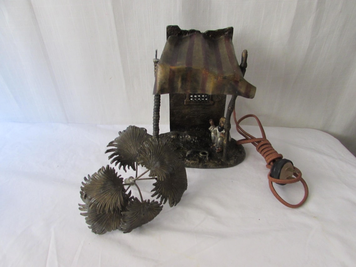 1920s Cold Painted Austrian Bronze/ Pot Metal SNAKE CHARMER Lamp - Etsy