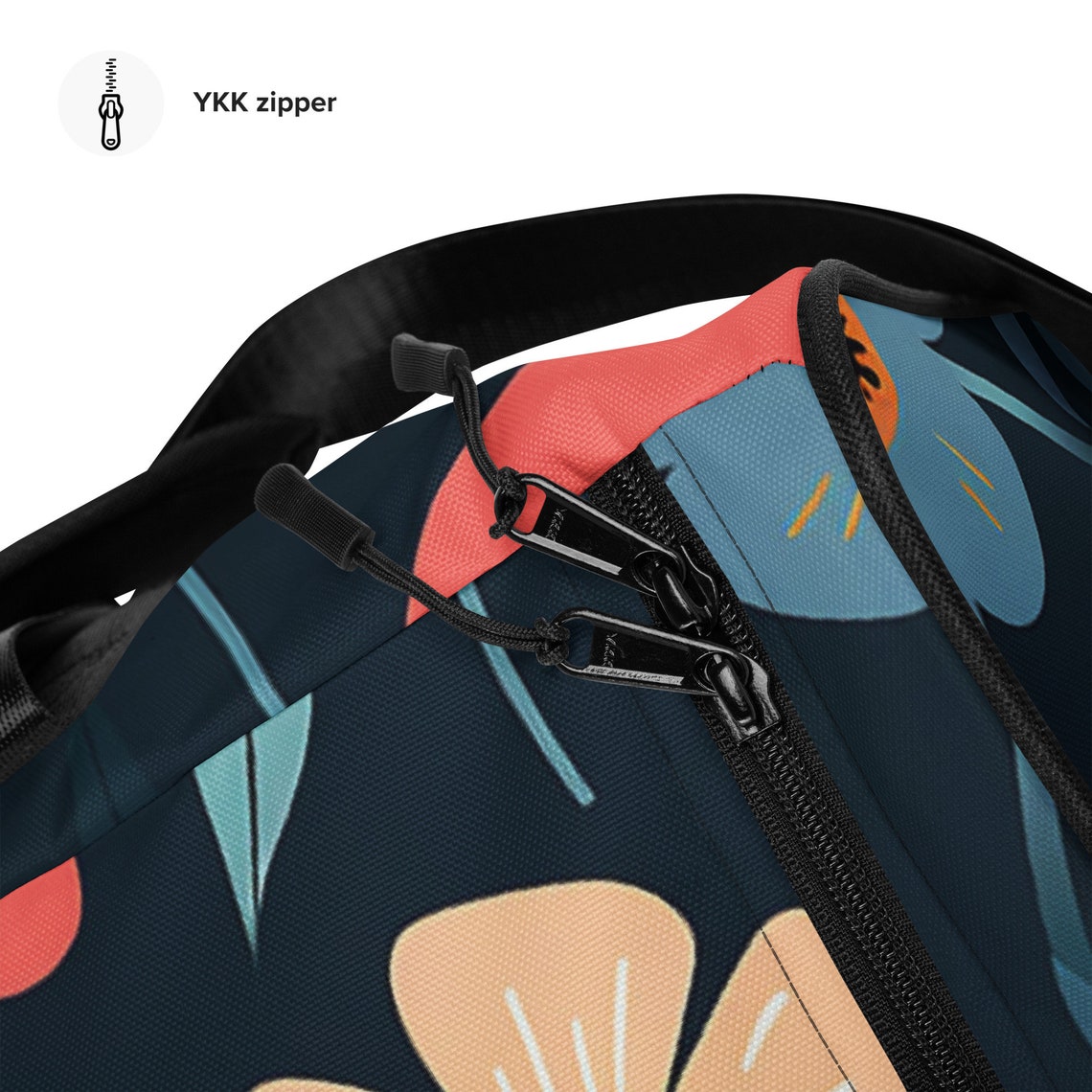 Personalized Duffle Bag With Name ||custom Floral Duffle Bag | Travel ...
